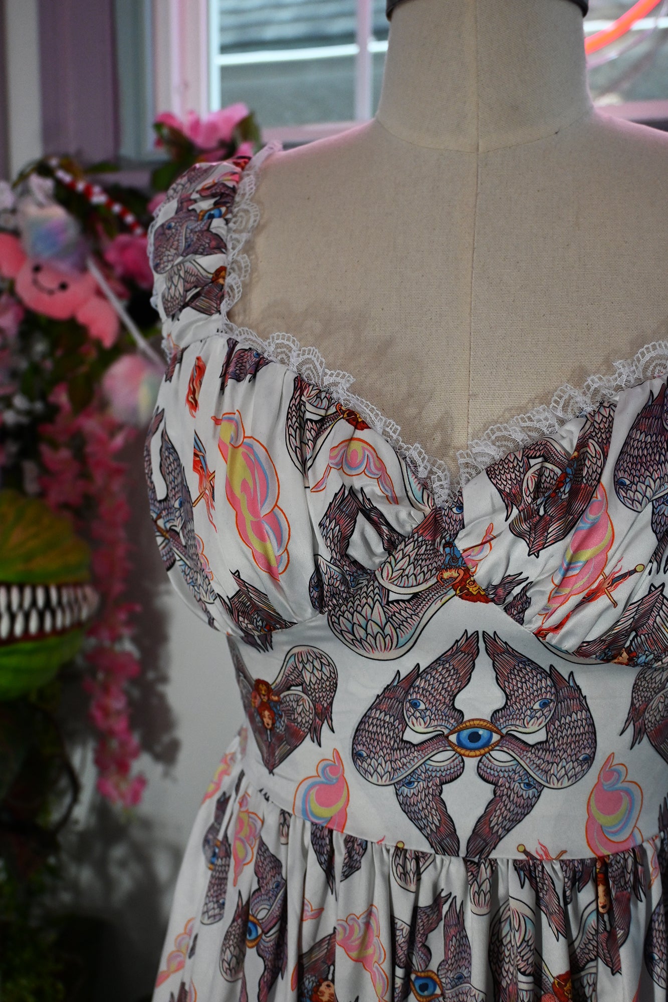 Cosette Maxi Dress in Heavenly Bodies Print