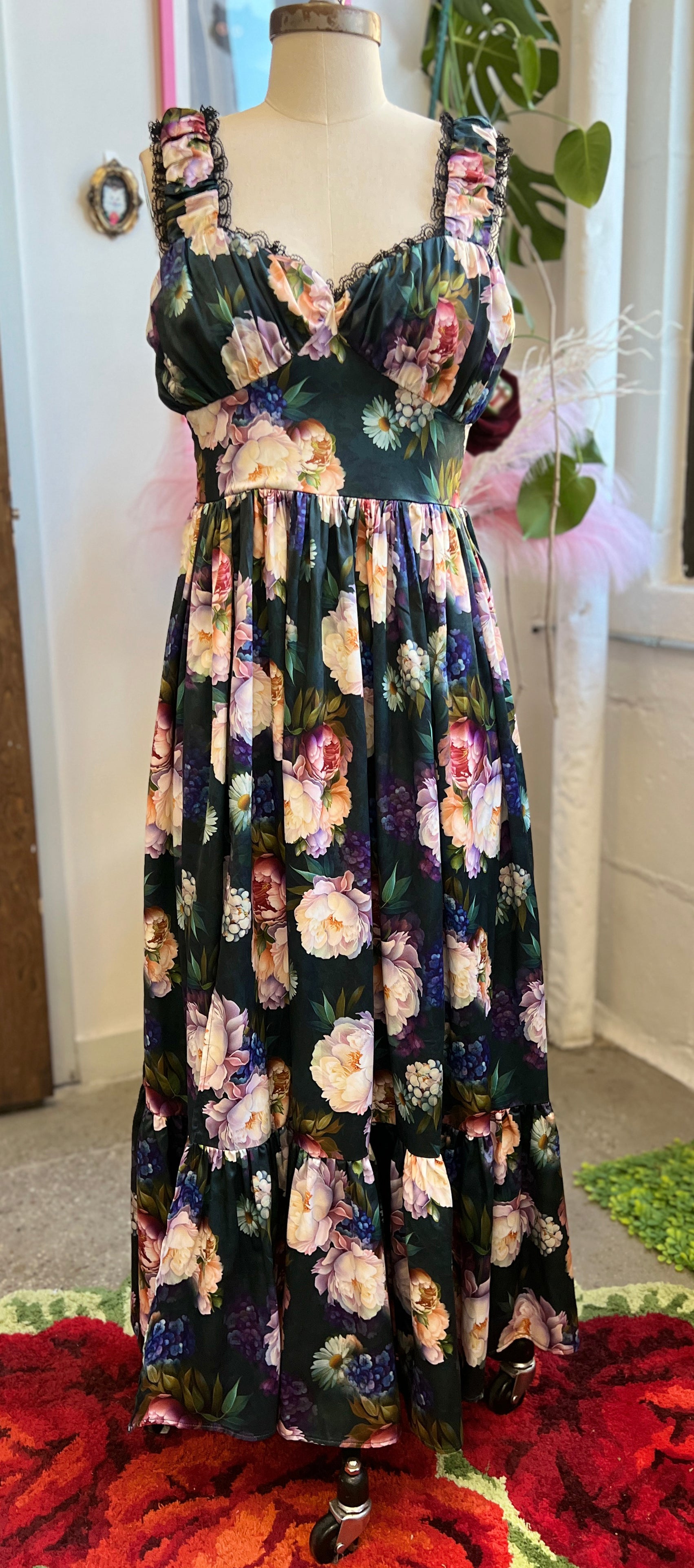 Cosette Maxi Dress in Boudoir Floral Print